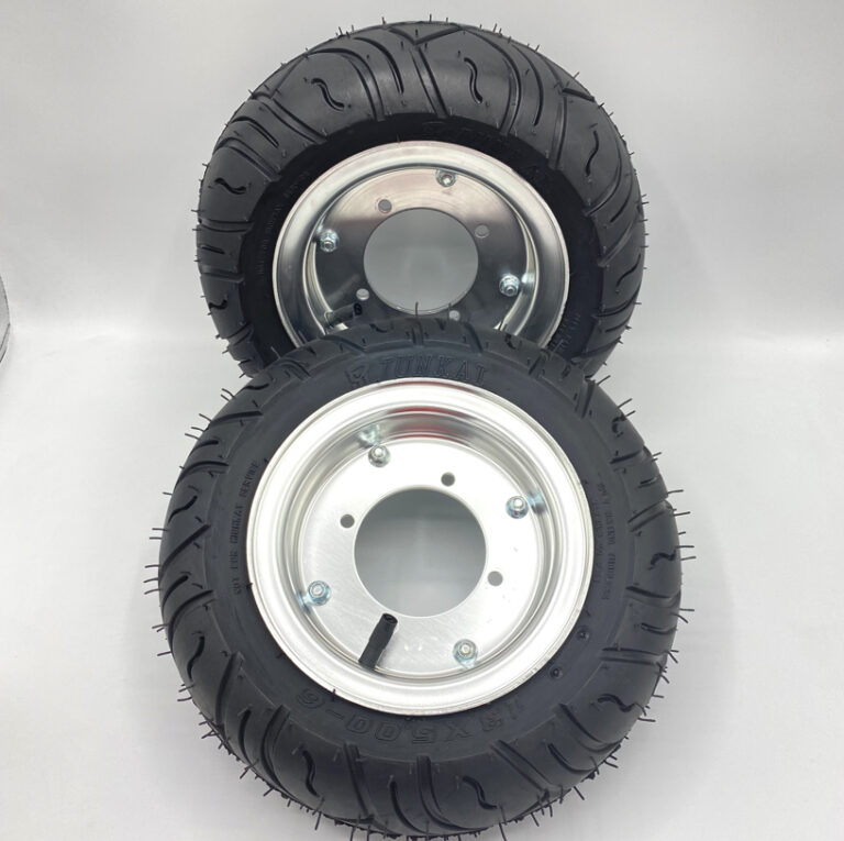 Honda Z50M style 6 inch rims + tires - De Bondt