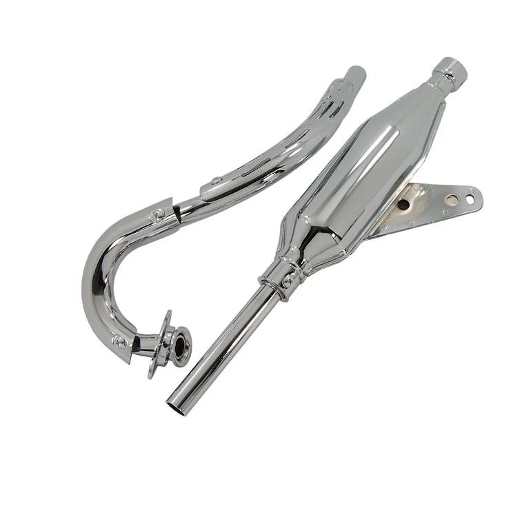 Exhaust repro chrome Honda Z50A/Z - De Bondt